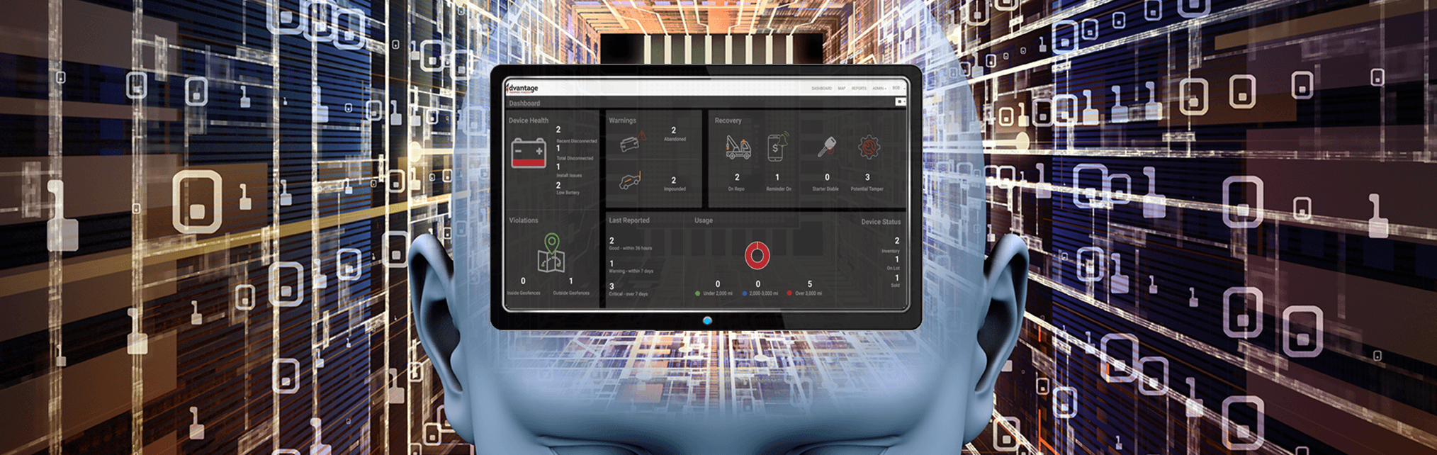 Interactive Automotive Analytics Dashboard | Advantage GPS